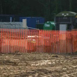 Blue Barrier Safety Fence