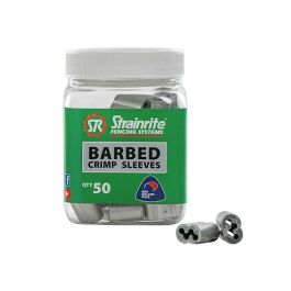 Strainrite Crimp Sleeves 2.5mm Barbed (50)