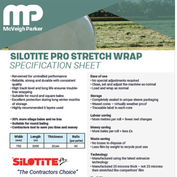 Product Specification Sheets