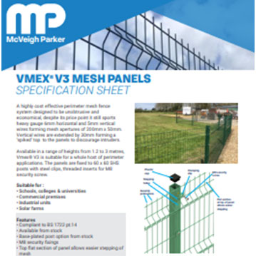 Product Specification Sheets