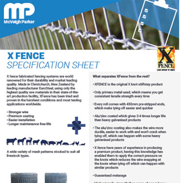 Product Specification Sheets