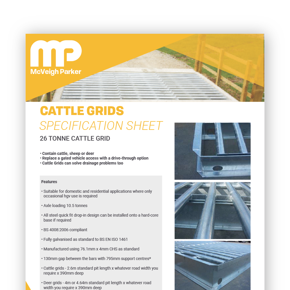 Product Specification Sheets